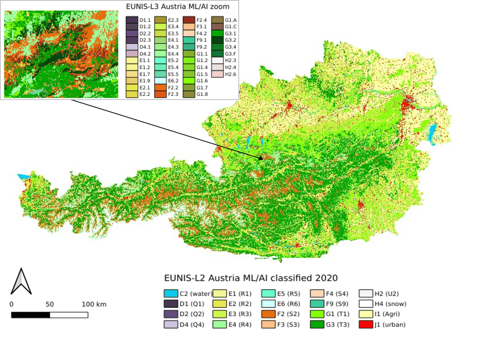 Habitat mapping with AI to preserve Europe's natural capital